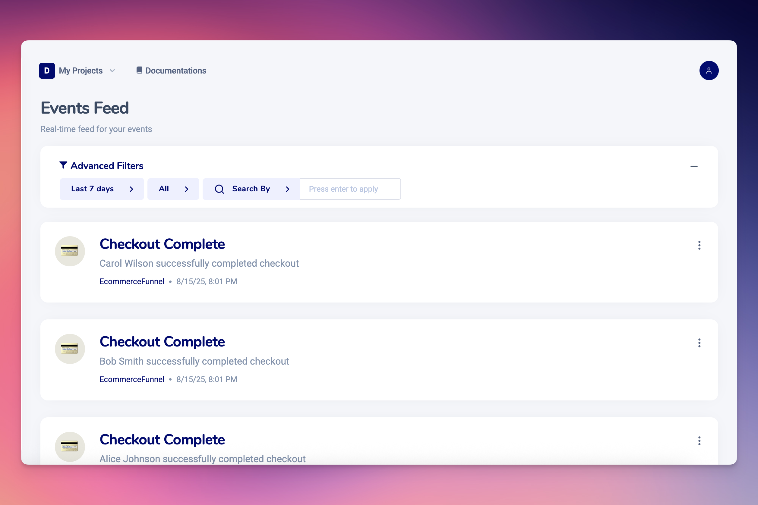 Evntaly - Real-Time Event Tracking & Analytics Platform | Turn Events ...